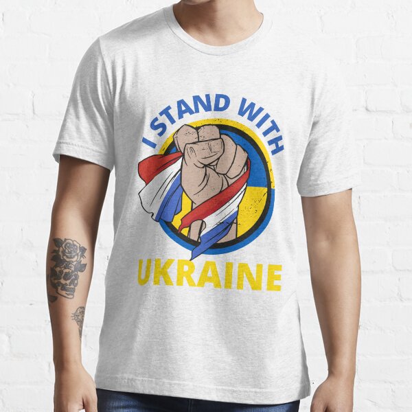 "Ukrainian Shirt, I Stand with Ukraine, Support Ukraine flag T-Shirt" T ...