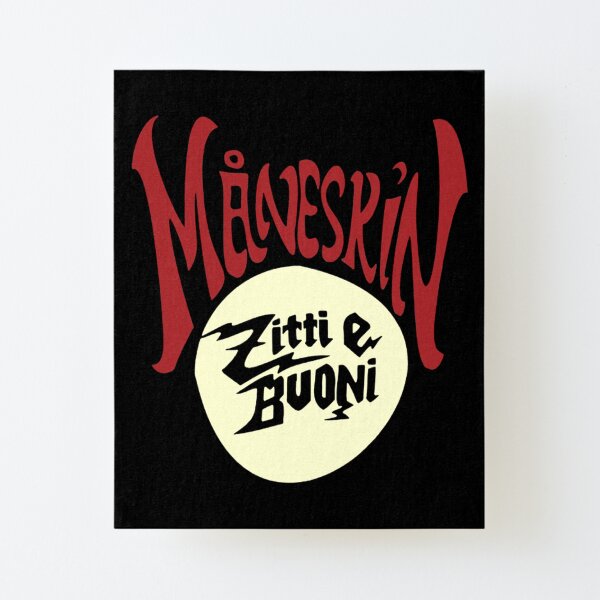 "MANESKIN Maneskin,Måneskin,maneskin Essential ." Mounted Print by ...