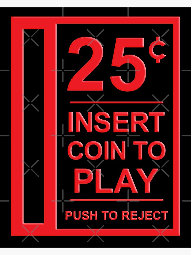 "Play Coin" Poster by Saryananz | Redbubble