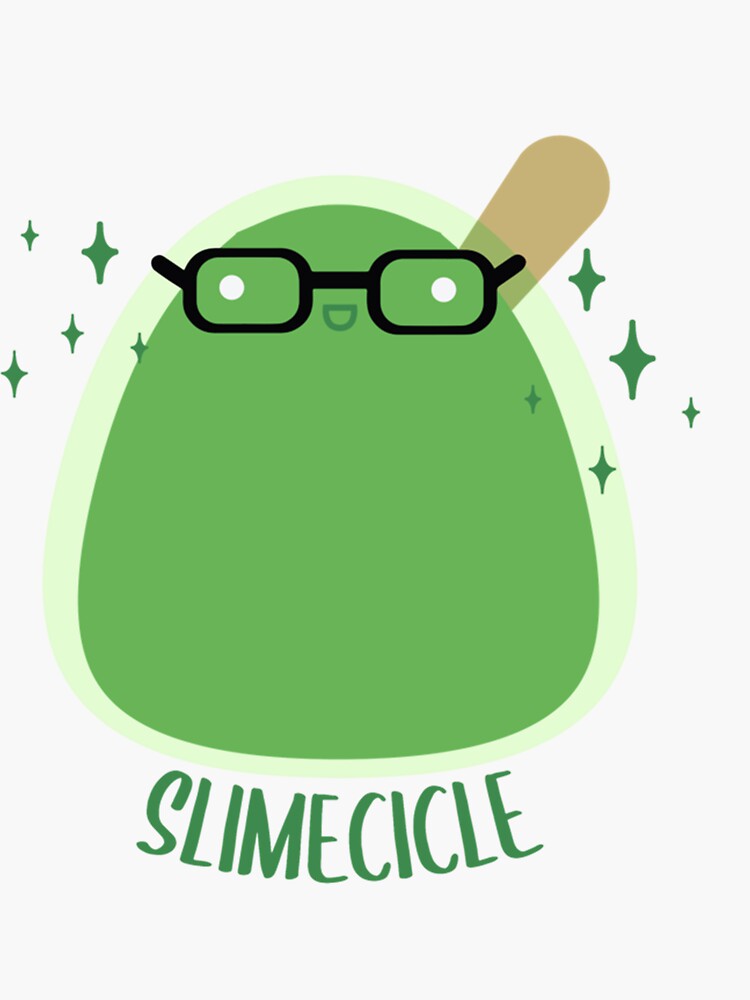 "Slimecicle Blob " Sticker by Corvideouss | Redbubble