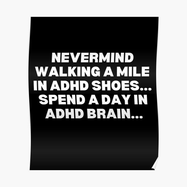 Póster «Conciencia de TDAH, Trastorno por déficit de atención con ...