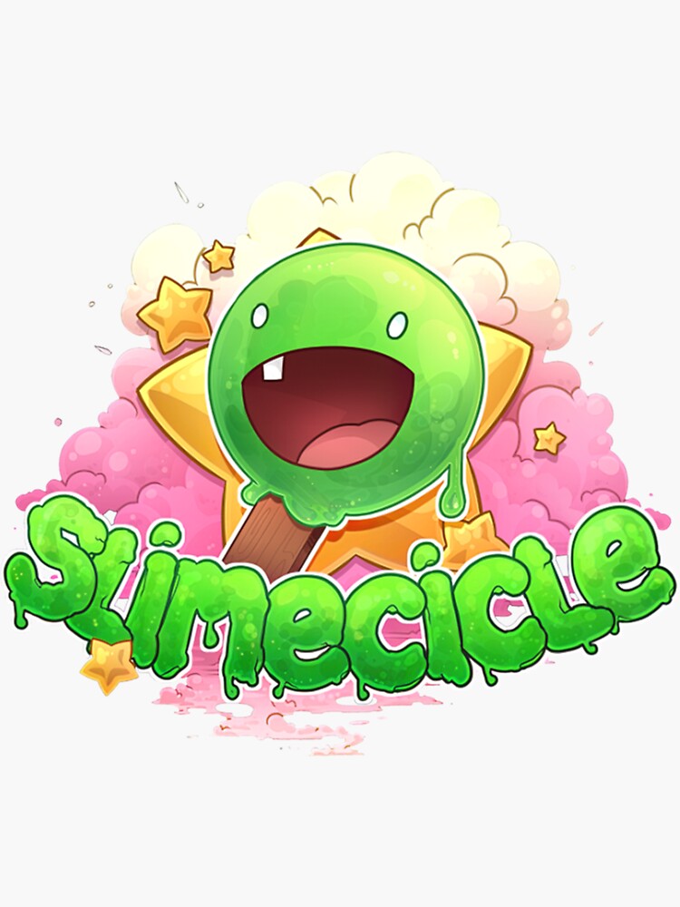 "slimecicle merch " Sticker by Corvideouss | Redbubble