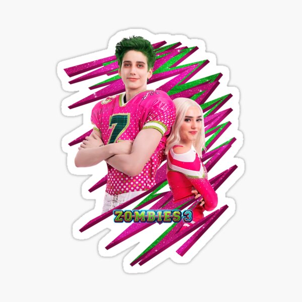 "Zombies 3 - Zed and Addison Magic " Sticker by Arte-Enchanted | Redbubble