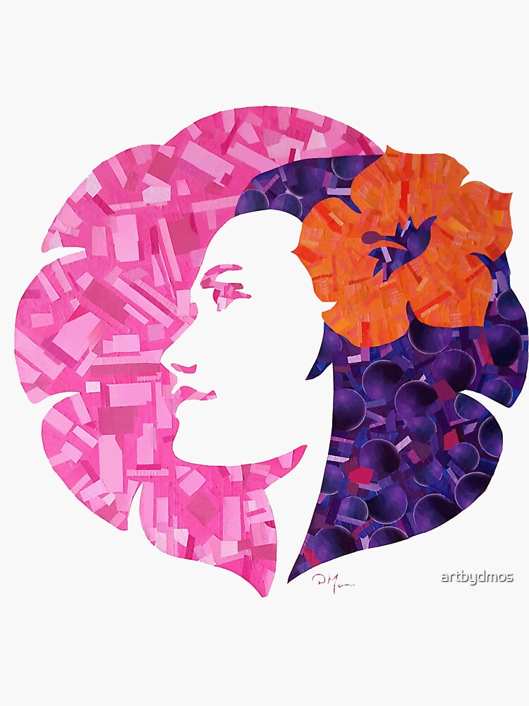 "Pualani" Sticker for Sale by artbydmos | Redbubble