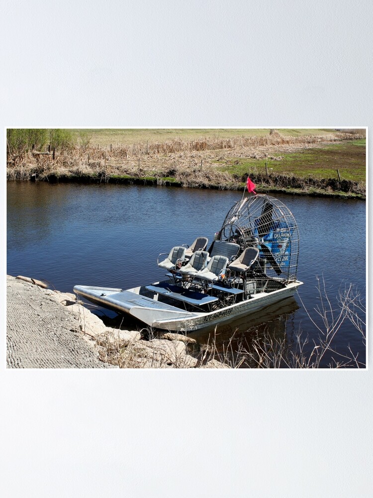 "Florida swamp airboat 2" Poster for Sale by FranWest | Redbubble