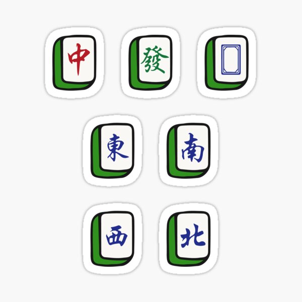 "Mahjong Game Wind Directions and Dragon Tiles. It's Mahjong Time ...