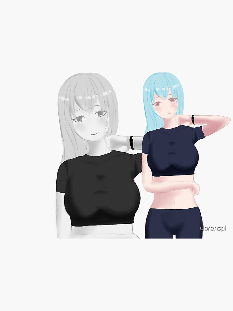 "Anime Nods Girl" Sticker by dorenspl | Redbubble