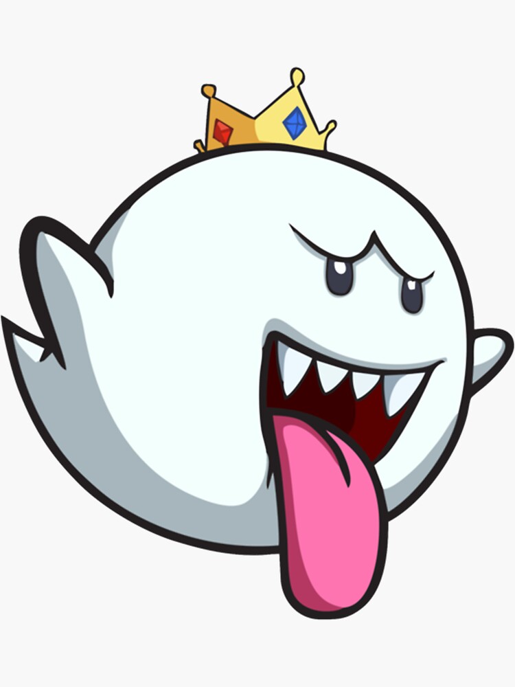 "Best Selling - King Boo Face Merchandise Essential T-Shirt" Sticker ...