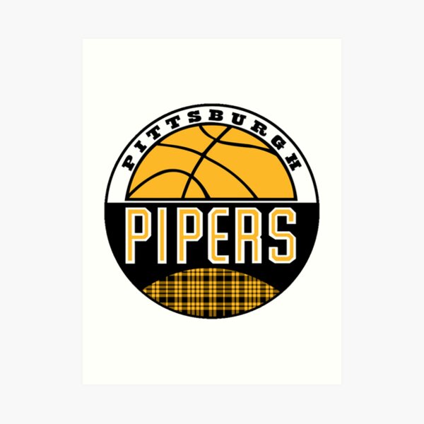 "Pittsburgh Pipers ABA Logo Recreated Baseball ¾ Sleeve " Art Print for ...