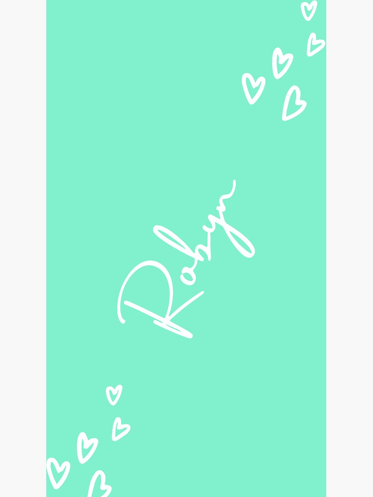 "Robyn" Sticker by boki987 | Redbubble