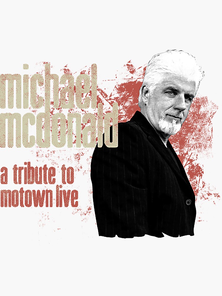 "Michael rock Mcdonald " Sticker by JiBeen200 | Redbubble