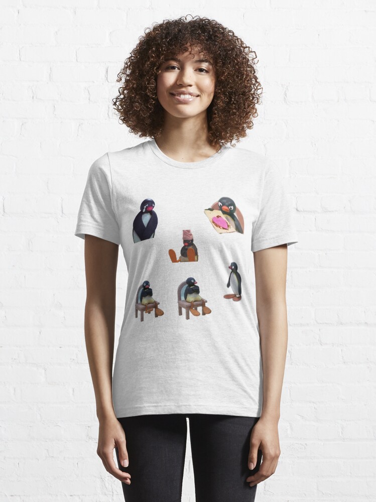 "Pingu moods sad angry mad stickers pack" T-shirt by EDVSE | Redbubble