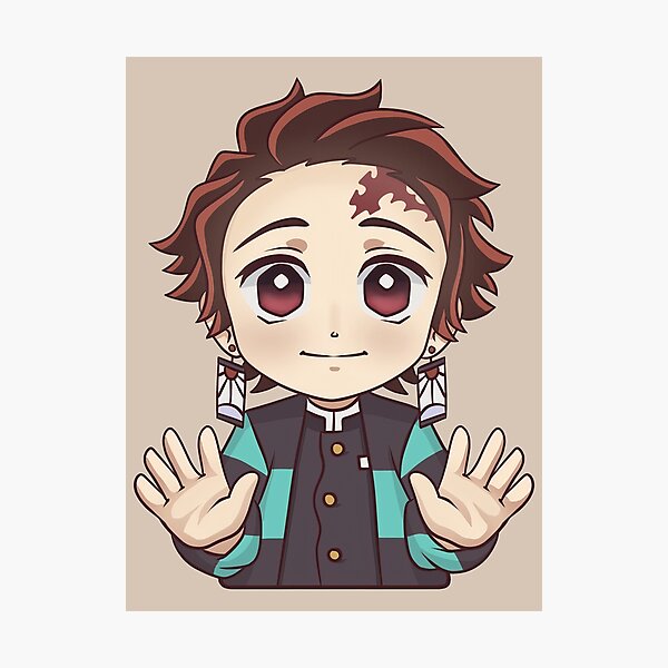 "A baby Tanjiro of Demon Slayer Corps" Photographic Print for Sale by ...