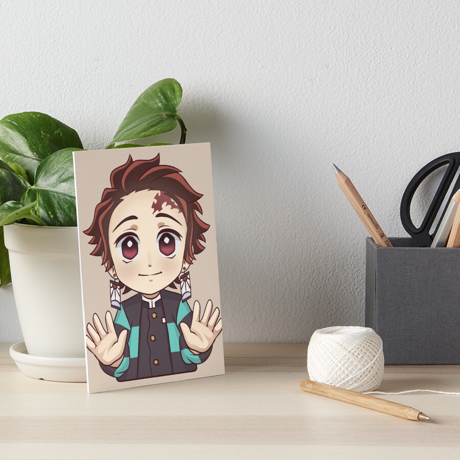 "A baby Tanjiro of Demon Slayer Corps" Art Board Print for Sale by ...