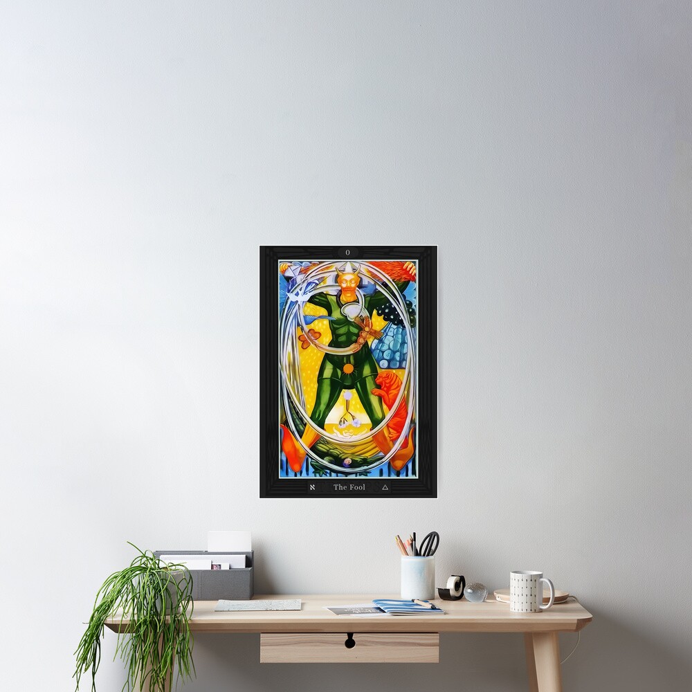 "Thoth Tarot Card "The Fool"" Poster for Sale by Athena-Posters | Redbubble