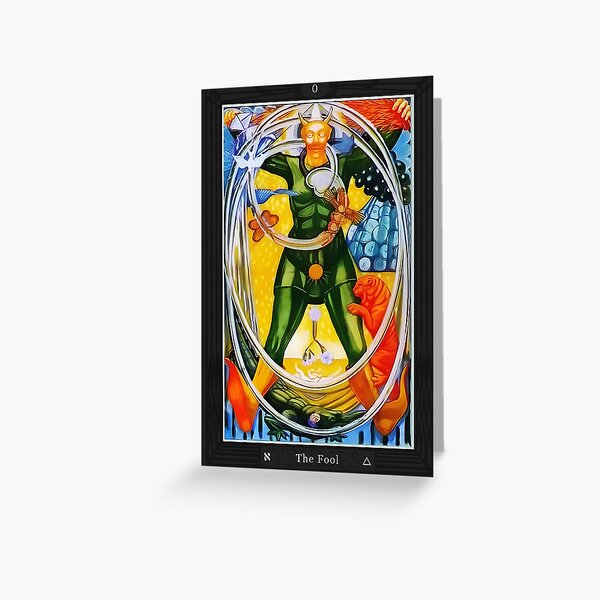 "Thoth Tarot Card "The Fool"" Greeting Card by Athena-Posters | Redbubble