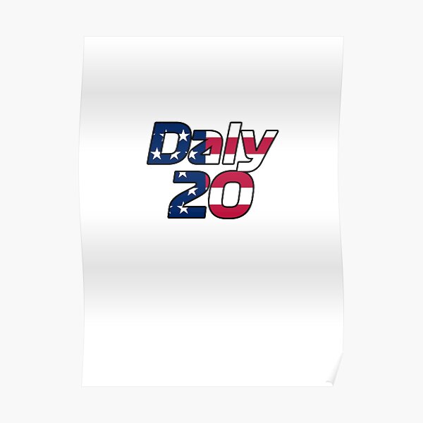 "Conor Daly #20 - Indycar Driver" Poster for Sale by KingFloki | Redbubble
