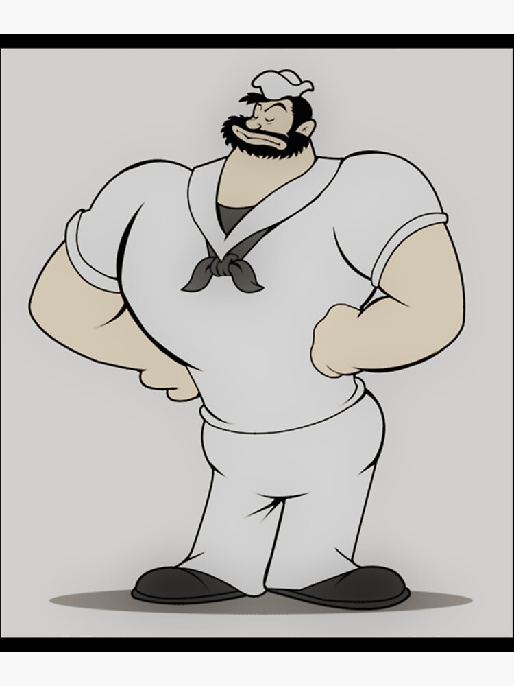 Lámina fotográfica «Bluto el personaje de dibujos animados» de ...