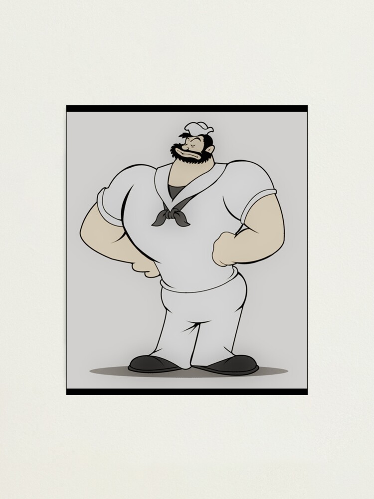 Lámina fotográfica «Bluto el personaje de dibujos animados» de ...