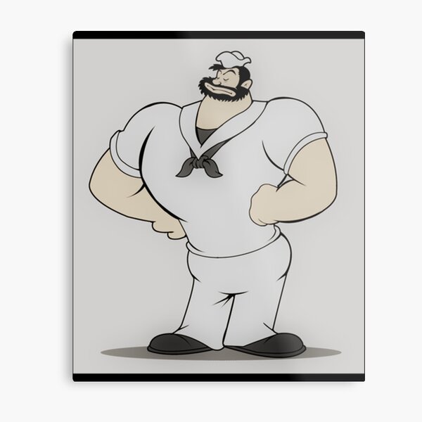 Lámina metálica «Bluto el personaje de dibujos animados» de ...