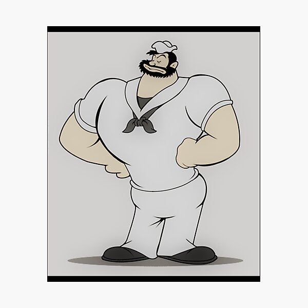 Lámina fotográfica «Bluto el personaje de dibujos animados» de ...