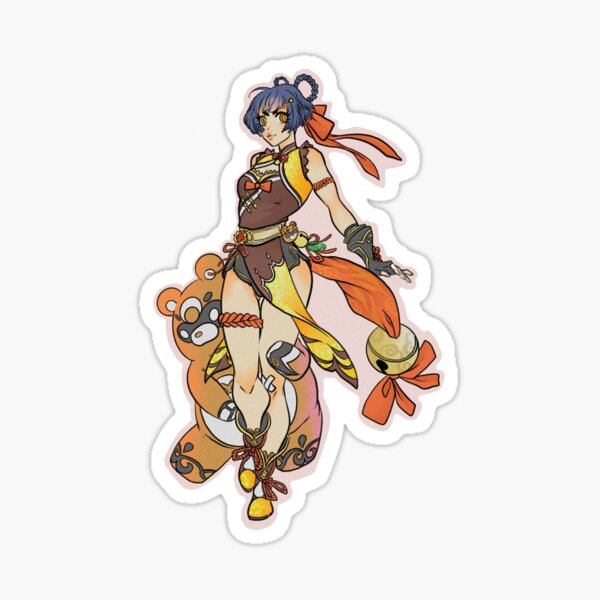 "Xiangling" Sticker by kindcannibalism | Redbubble