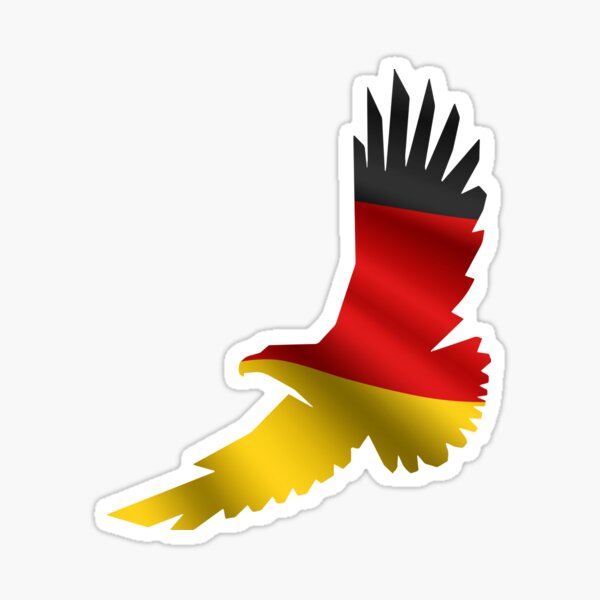 "Vintage Harpy Eagle National Flag of Germany - Eagle Bird Peace and ...
