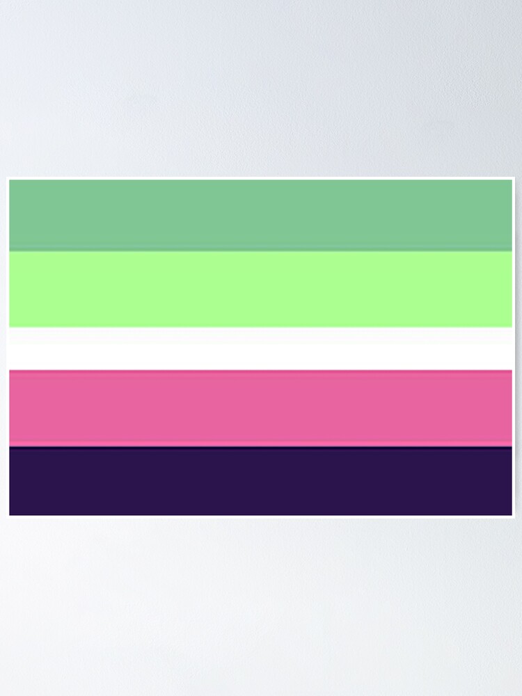 "New Alexi Gender Pride Flag" Poster for Sale by bits-from-mash | Redbubble