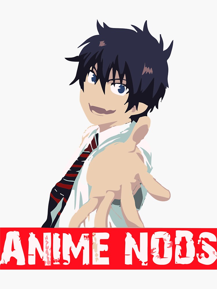 "ANIME NODS" Sticker by Desain2022 | Redbubble