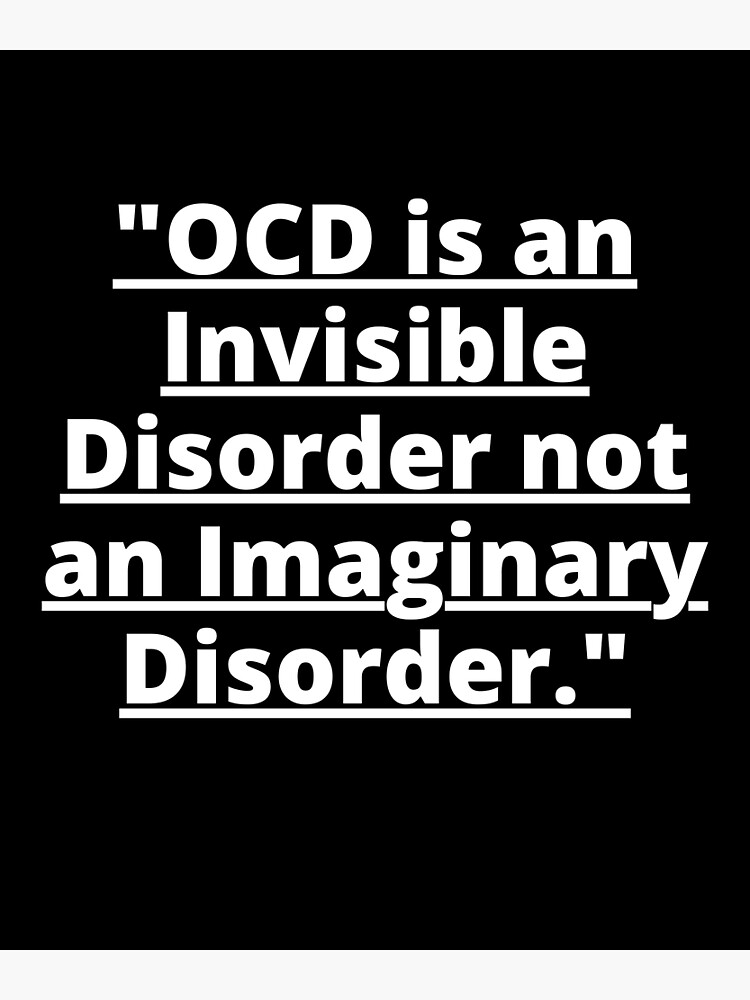 "OCD Awareness, Obsessive Compulsive Disorder, OCD Warrior, OCD Quote ...