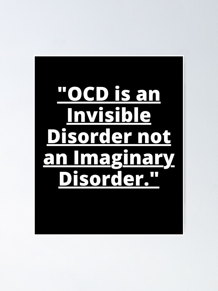 "OCD Awareness, Obsessive Compulsive Disorder, OCD Warrior, OCD Quote ...