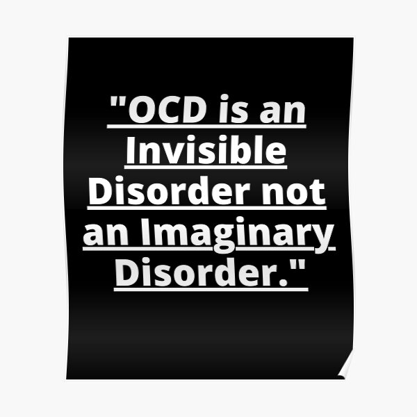 "OCD Awareness, Obsessive Compulsive Disorder, OCD Warrior, OCD Quote ...