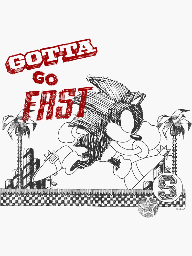 "Amazing gamer Gotta Go Fast!" Sticker by baimvdedin | Redbubble