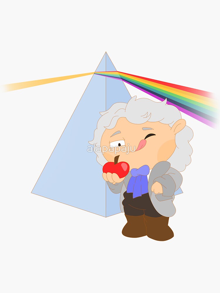 "Isaac Newton" Sticker for Sale by alapapaju | Redbubble