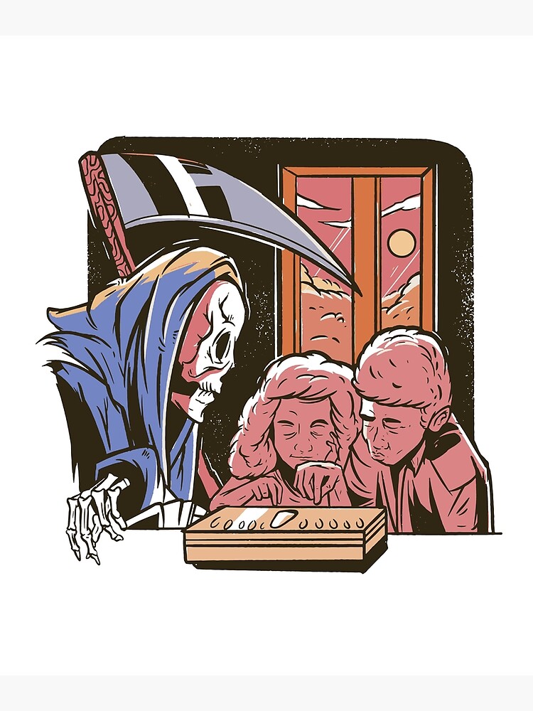 "Grim Reaper and children" Poster for Sale by ARENADESIGNER | Redbubble