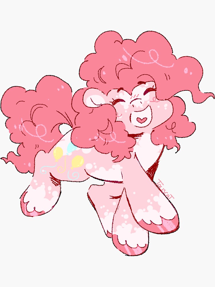 "Pinkie pie" Sticker by Taliscat | Redbubble