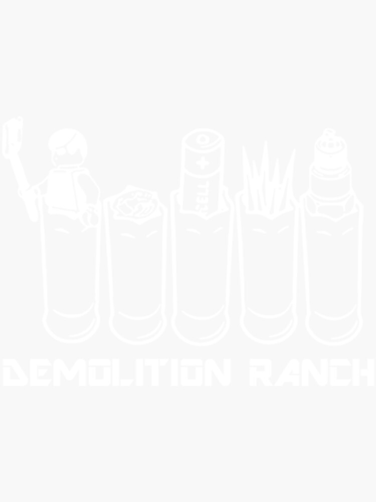 "DEMOLITION" Sticker by eylz4792 | Redbubble