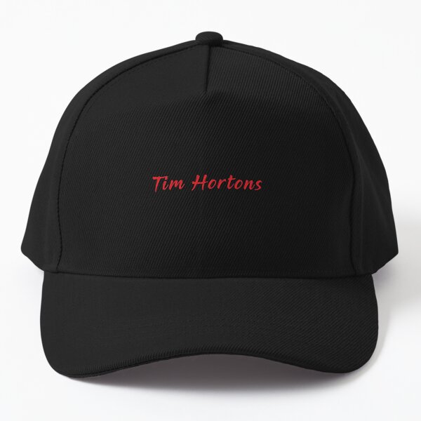"Tim Hortons Text Merch Classic T-Shirt" Cap for Sale by alishaston ...