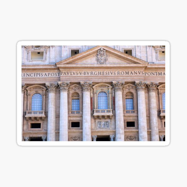 "St. Peter's Basilica Vatican City Italy" Sticker for Sale by brady4415 ...
