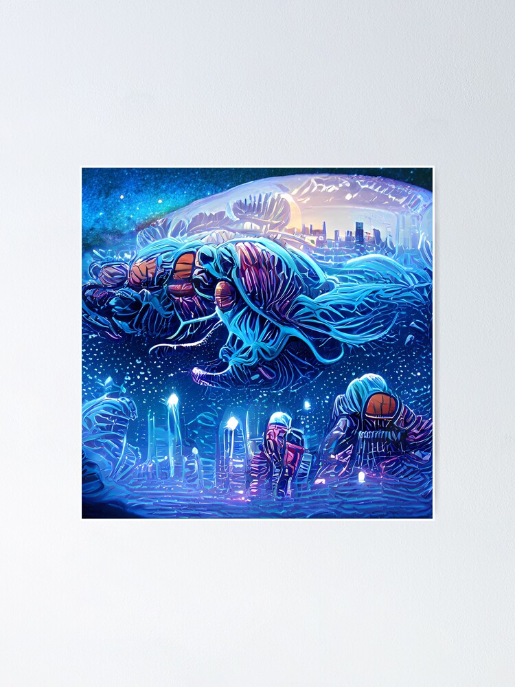 "Original Space Digital design" Poster by AlanDodd | Redbubble