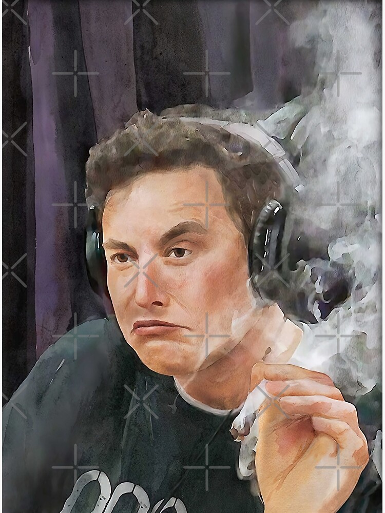 Póster «Funny elón músk Smoking Weed Marijuana Gifts & Decor - Funny ...