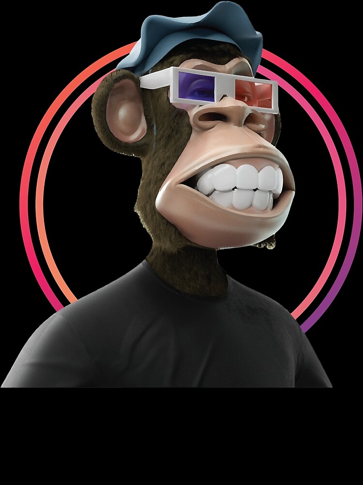 "Nft ape, pixel monkey nft, NFT Lover Gift, bored ape nft, nft ...