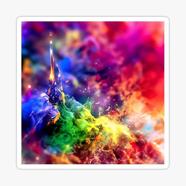 "Generations of Color" Sticker by ChaoticStep | Redbubble