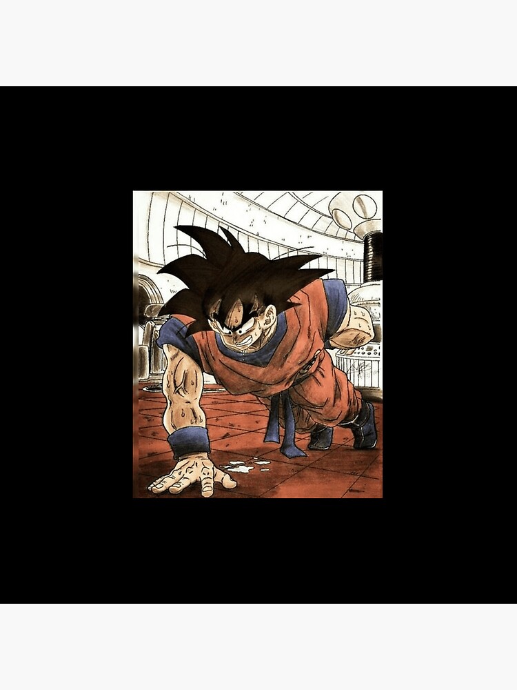 Dragon Ball - Goku working out Poster Pin Button sold by Ben Allen ...