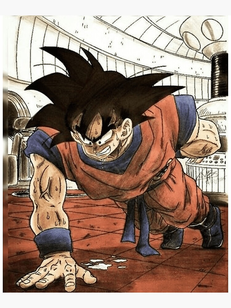"Dragon Ball - Goku working out Poster" Poster for Sale by heirtbach12g ...