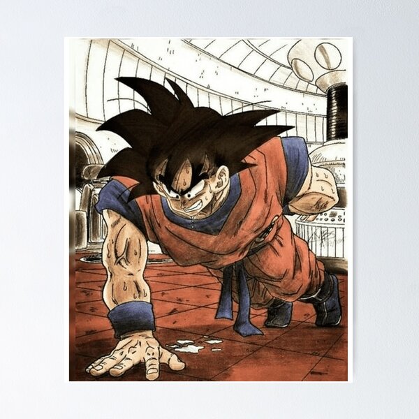"Dragon Ball - Goku working out Poster" Poster for Sale by heirtbach12g ...
