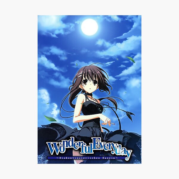 "Subarashiki Hibi VN Art Poster - Minakami Yuki Poster" Photographic ...