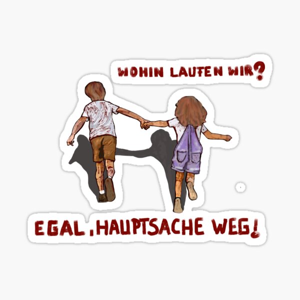 "escape" Sticker by Muensterman | Redbubble
