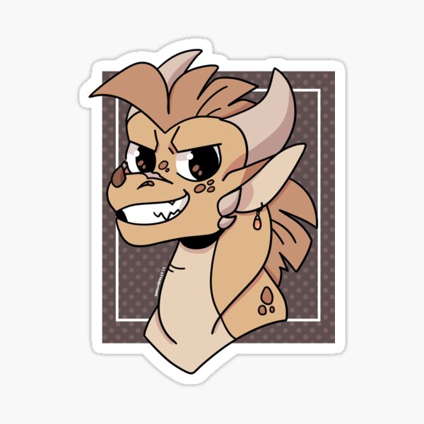 "Qibli" Sticker for Sale by Dragnoodles | Redbubble