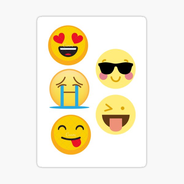 "emojis stikers" Sticker for Sale by n3imi01 | Redbubble